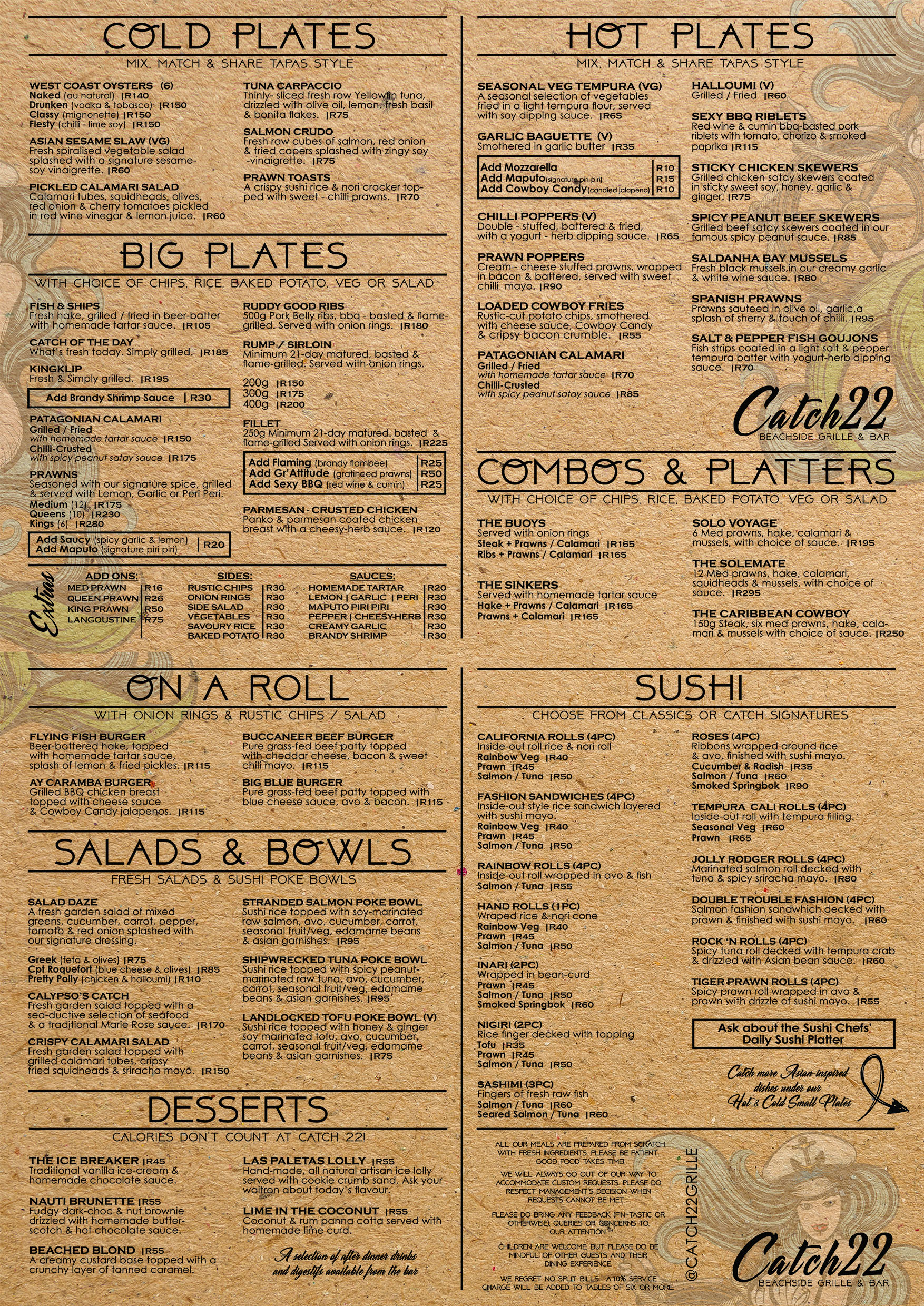 Sun, Sea, Sushi! - Catch22Restaurant.co.za